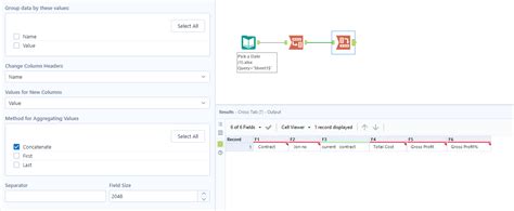 Concatenate 4 Rows Alteryx Community