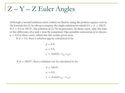 ppt transformations and euler angles powerpoint presentation id 4088900