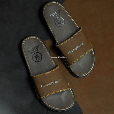 Jual Humprey Sandal Sandal Slip On Sandal Kulit Garut Sandal Pria