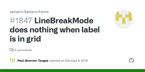 Linebreakmode Does Nothing When Label Is In Grid · Issue 1847