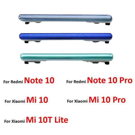 New Side Key Button For Xiaomi Mi Mi Pro T Lite For Redmi Note Pro Volume Side Power