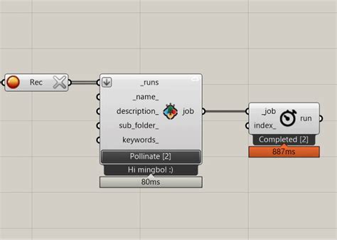 Green Wires Despite Pollination Component Not Being Selected