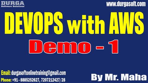 devops with aws tutorials demo 1 by mr maha on 30 01 2023 8pm