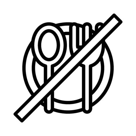 Fasting Outline Icon 42158320 Vector Art At Vecteezy