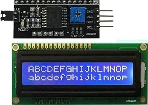 Generic 16x2 LCD Module With IIC I2C Serial Adapter For Arduino 16 2