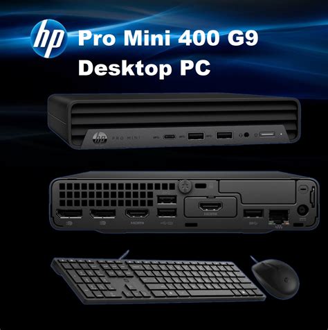 HP Pro Mini 400 G9 Desktop PC i7-13700T 8GB DDR4 RAM 512GB