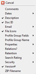 Adjust Column Layouts