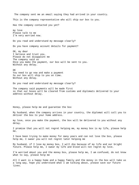 Call Format Pdf