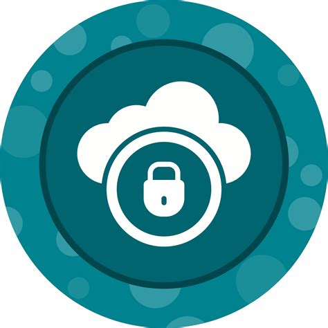 Cloud Security Vector Icon 27350796 Vector Art At Vecteezy