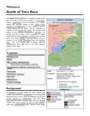 Battle Of Tora Borapdf Battle Of Tora Bora The Battle Of Tora Bora