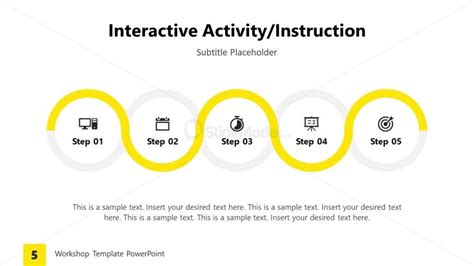 Activity Process Diagram Template Slide SlideModel