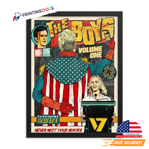 The Boys Comic The Boys Tv Show Poster Printing Ooze