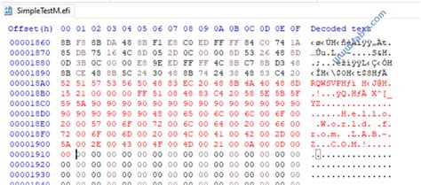 Step To Uefi 295）手工给 Efi 文件插入代码的试验 （下） Lab Zcom