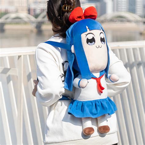 Pop Team Epic Pipi 20660cm Genuine Action Figure Plush Backpacks Animate Goods Ebay