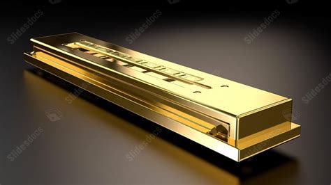 Gold Bar Presented In 3d Isolation Powerpoint Background For Free Download Slidesdocs