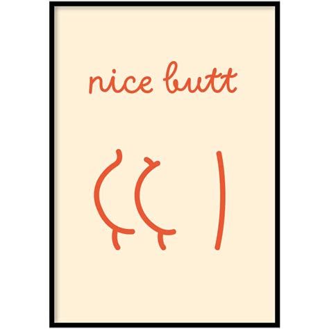 Poster Butt Wallll Snelle Levering Aan Huis