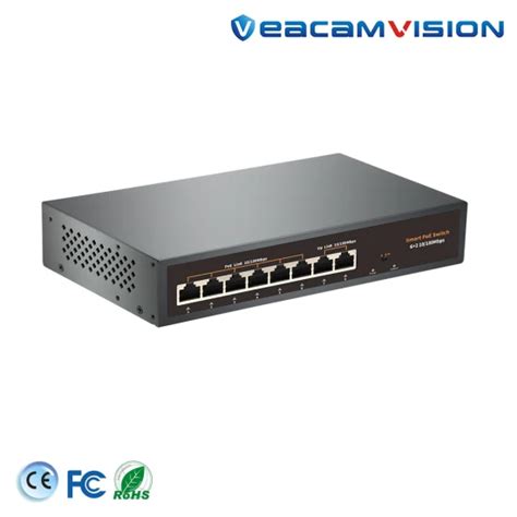 Active Port Switching Power Supply Converter Ethernet Fiber Switch Poe Power Injector IP Camera