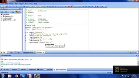 Python How To Create A Quiz YouTube