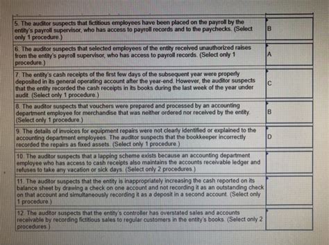 Solved Possible Misstatements Due To Errors And Fraud