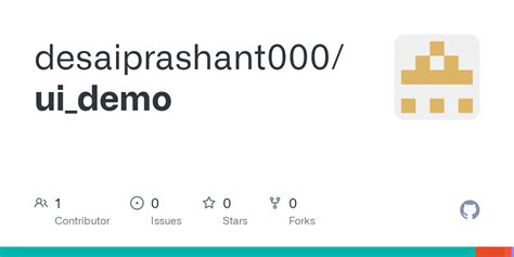 Github Desaiprashant000uidemo