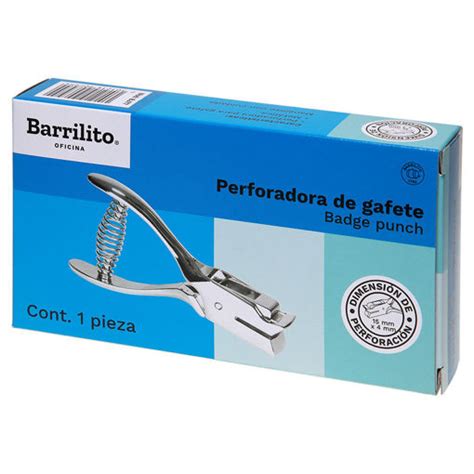 Perforadora Barrilito Para Gafete Bj77