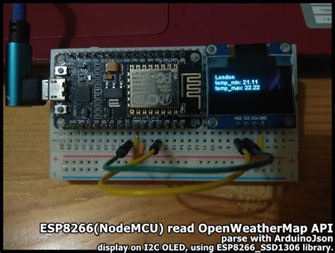 Arduino Er Esp8266 Nodemcu Get Current Weather Data From