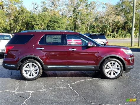 Burgundy Velvet 2019 Ford Explorer Limited Exterior Photo 130628658