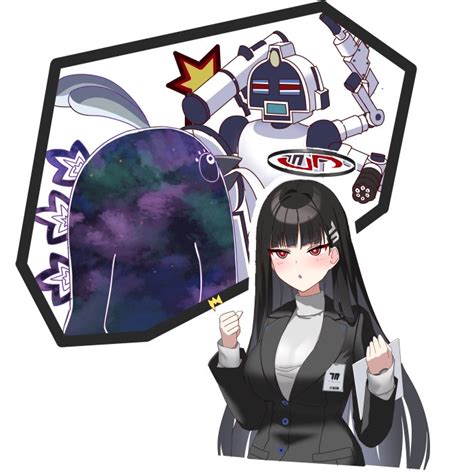 Rio Peroro Avant Garde And Perorozilla Blue Archive Drawn By O