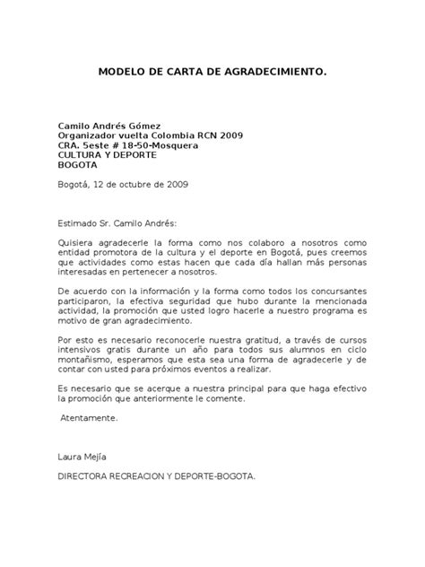Modelo Carta De Agradecimiento A Un Jefe Modelo De Informe Hot Sexy