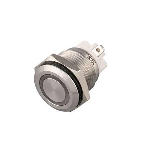 Ce Push Button Switch Normally Open 16mm Ring Led 12v Light On Off