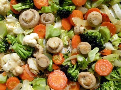 Mushroom With Vegetable Stock Image Image Of Pieces 19797103