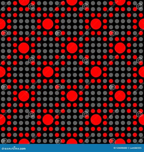 Seamless Geometric Polka Dot Pattern Stock Vector Illustration Of Material Decorative 53608688