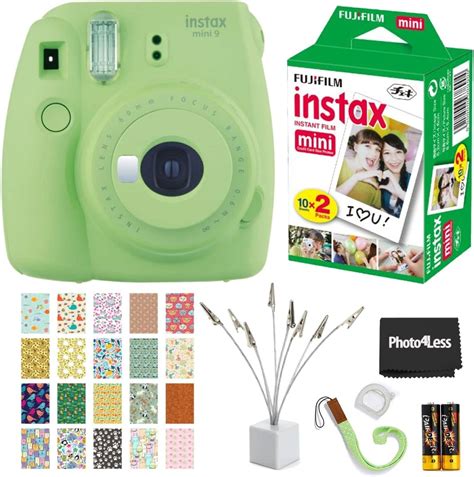 Amazon.com : Fujifilm Instax Mini 9 Instant Camera - Lime Green ...
