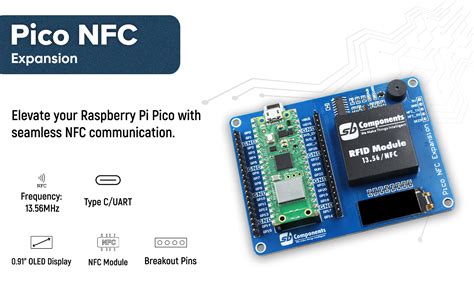 Nfc Expansion For Raspberry Pi Pico 1356mhz Rfid Expansion Board Read