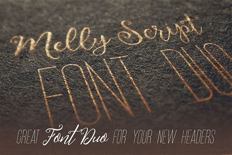 Melly Script Font Duo By Cruzine Design TheHungryJPEG