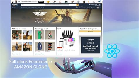 Amazon Clone Landing Page Ecommerce Fullstack Nextjs Html Css Paypal