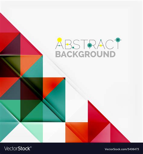 Abstract Geometric Background Modern Overlapping Vector Image