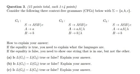 solved question 3 15 points total each 1 4 points