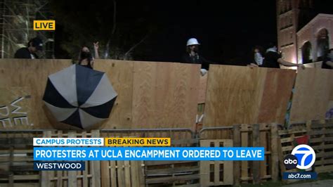 LAPD declares unlawful assembly at UCLA, goes on tactical alert after ...