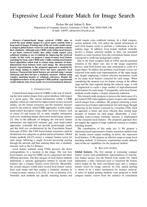 Pdf Expressive Local Feature Match For Image Search