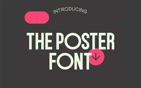 The Poster Font Madfonts
