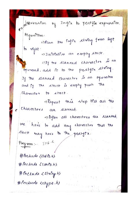 Solution Data Structure And Algorithum Conversion Of Infix To Postfix