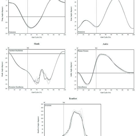 Angular Kinematics Of Thigh Knee Shank Ankle And Rearfoot In