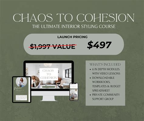Chaos To Cohesion Styling Course — Mos Interiors