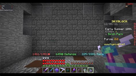 How To Glitch Through Walls Hypixel Skyblock YouTube