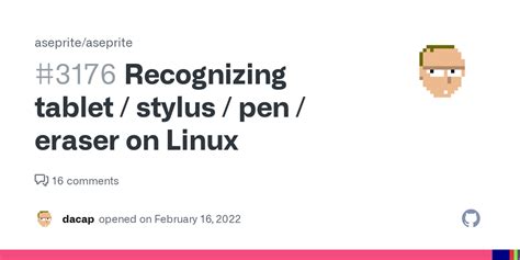 Recognizing Tablet Stylus Pen Eraser On Linux · Issue 3176