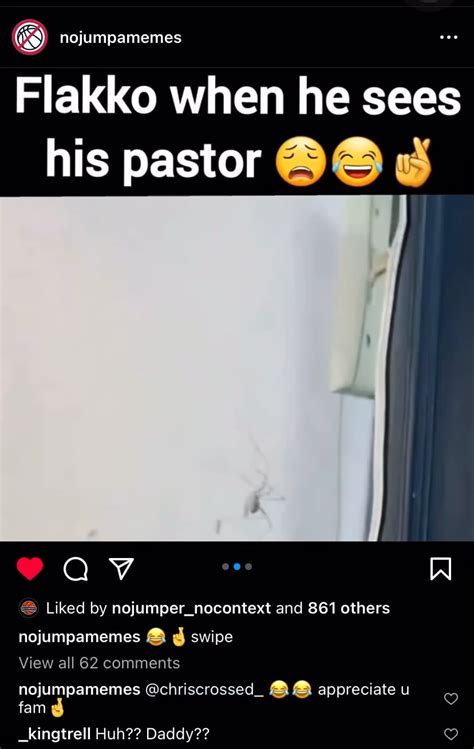 Flakko when he sees his pastor 😂😂😂 : r/NoJumper