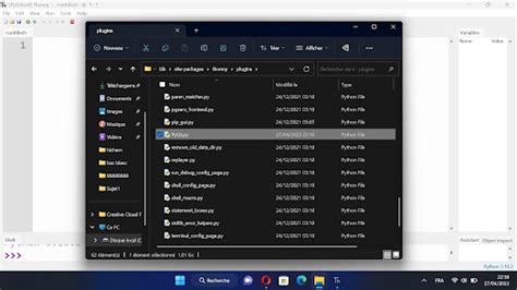 COMMENT AJOUTER LE CODE DE PYQT5 AUTOMATIQUEMENT SUR THONNY