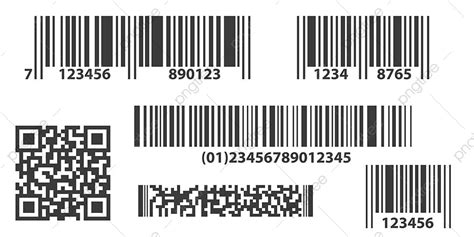 Ean Code Bar Barcode Qr Supermarket Tag Ean Png And Vector With