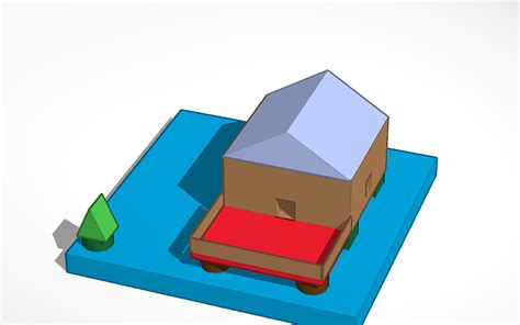 3d Design Flood Tree House Tinkercad